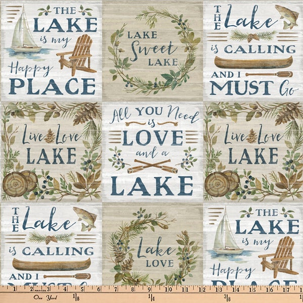 Lake Fabric - Etsy