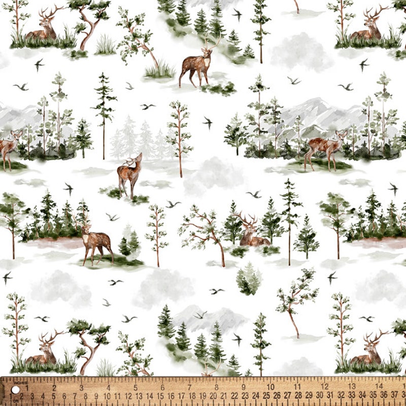 Deer Fabric - Etsy