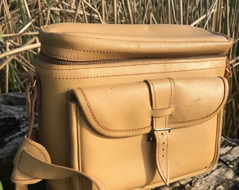 Leather camera bag | Etsy