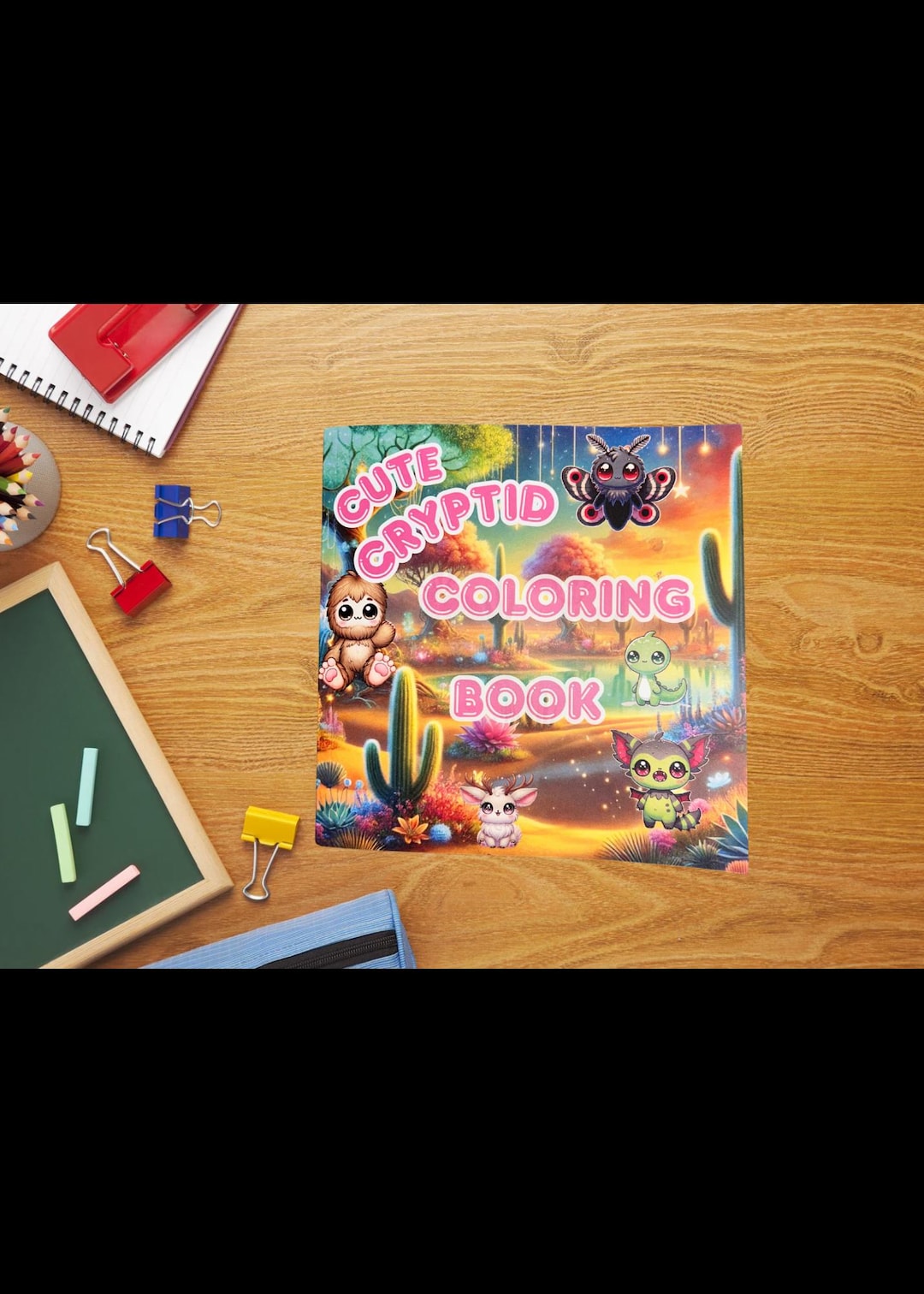 Cute Cryptid Coloring Book - Etsy