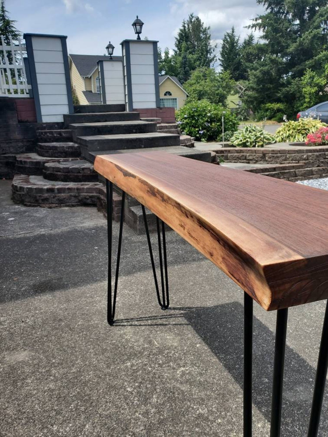 Live Edge Entryway Tableconsole Table Sofa Table. Handmade | Etsy