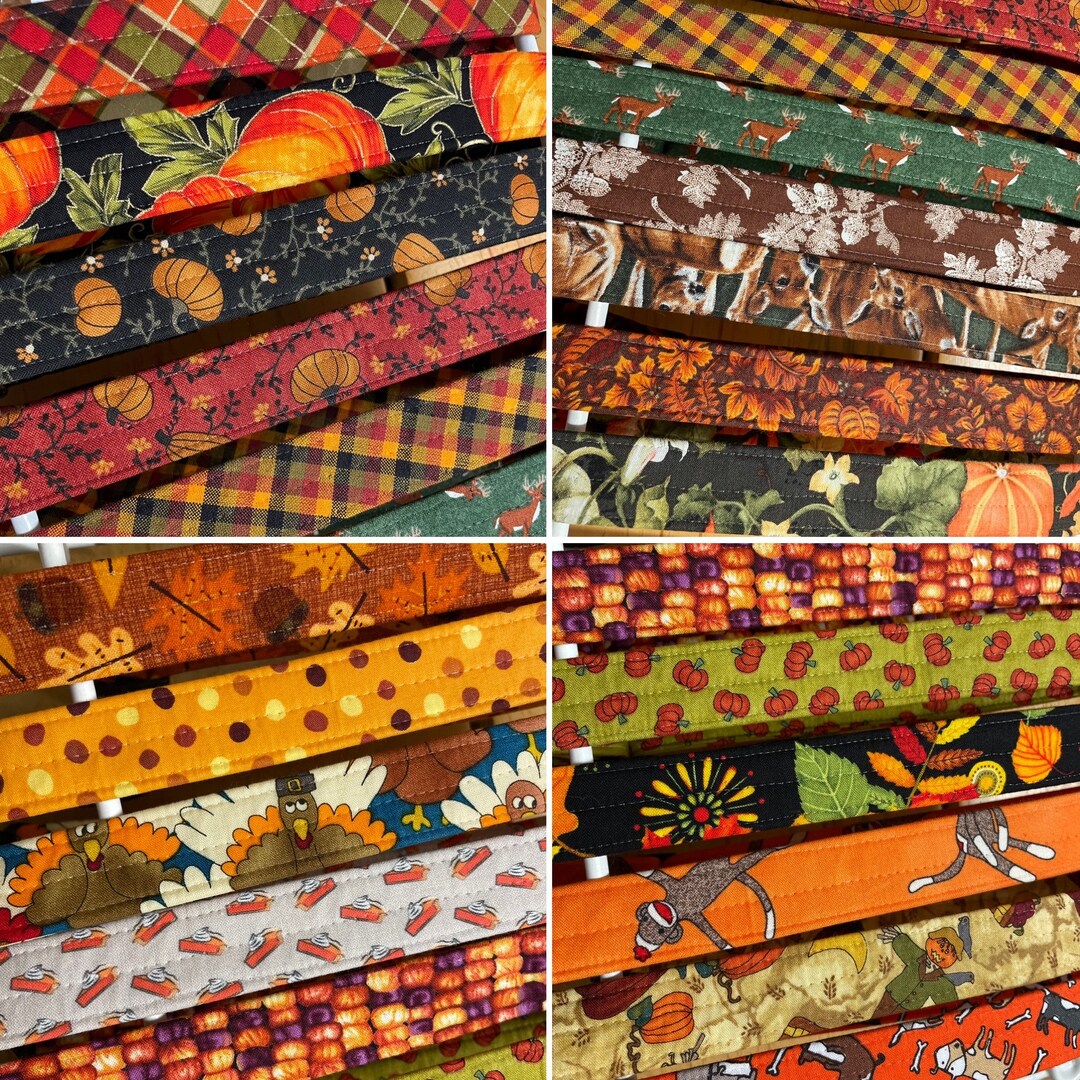 LARGE 1 Fall Dog Collars Ready to Mailbuy 3 Get Free Ship - Etsy