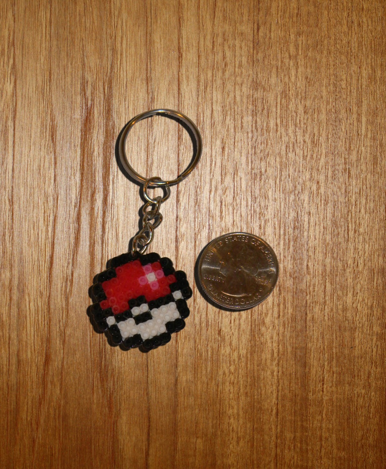 Pokemon Pokeball Mini Perler Keychain - Etsy