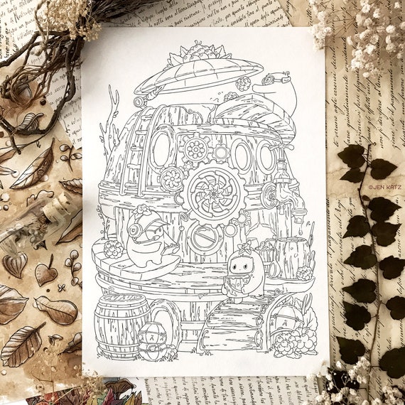 Keg Coloring Pages