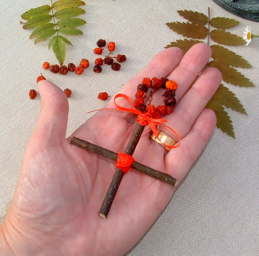Rowan Cross Charm - Etsy