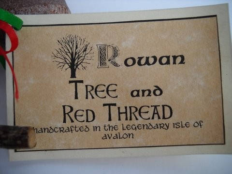 Rowan Tree and Red Thread Cross Charm X-large Size for - Etsy