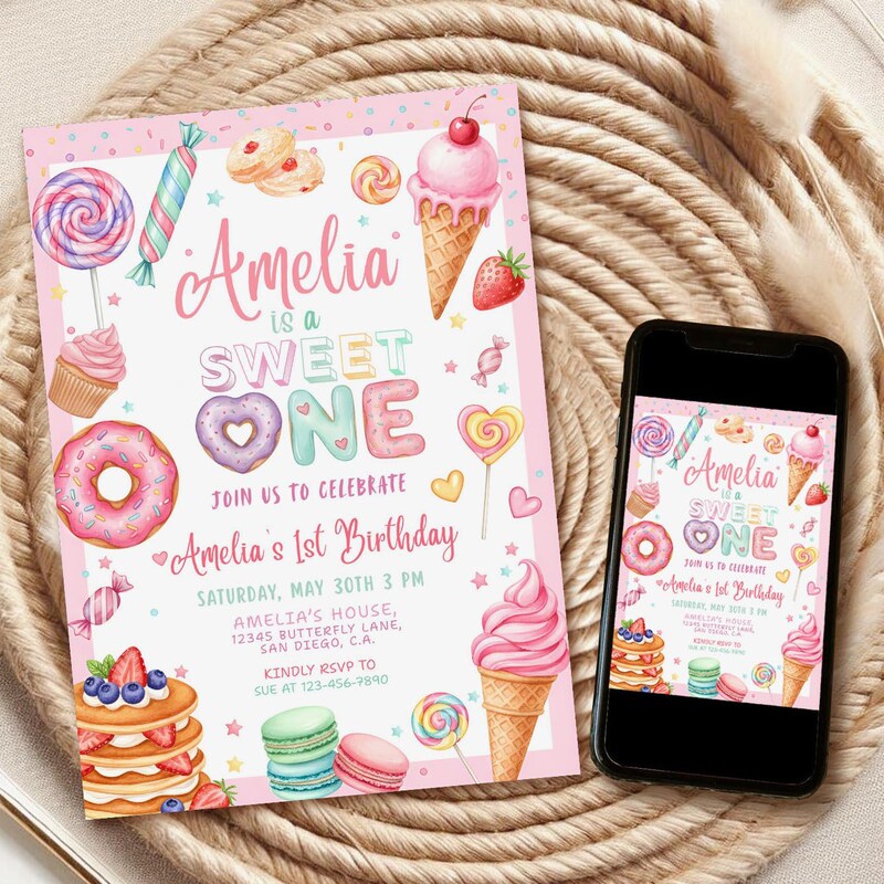 Sweet Easter Invitation - Etsy UK