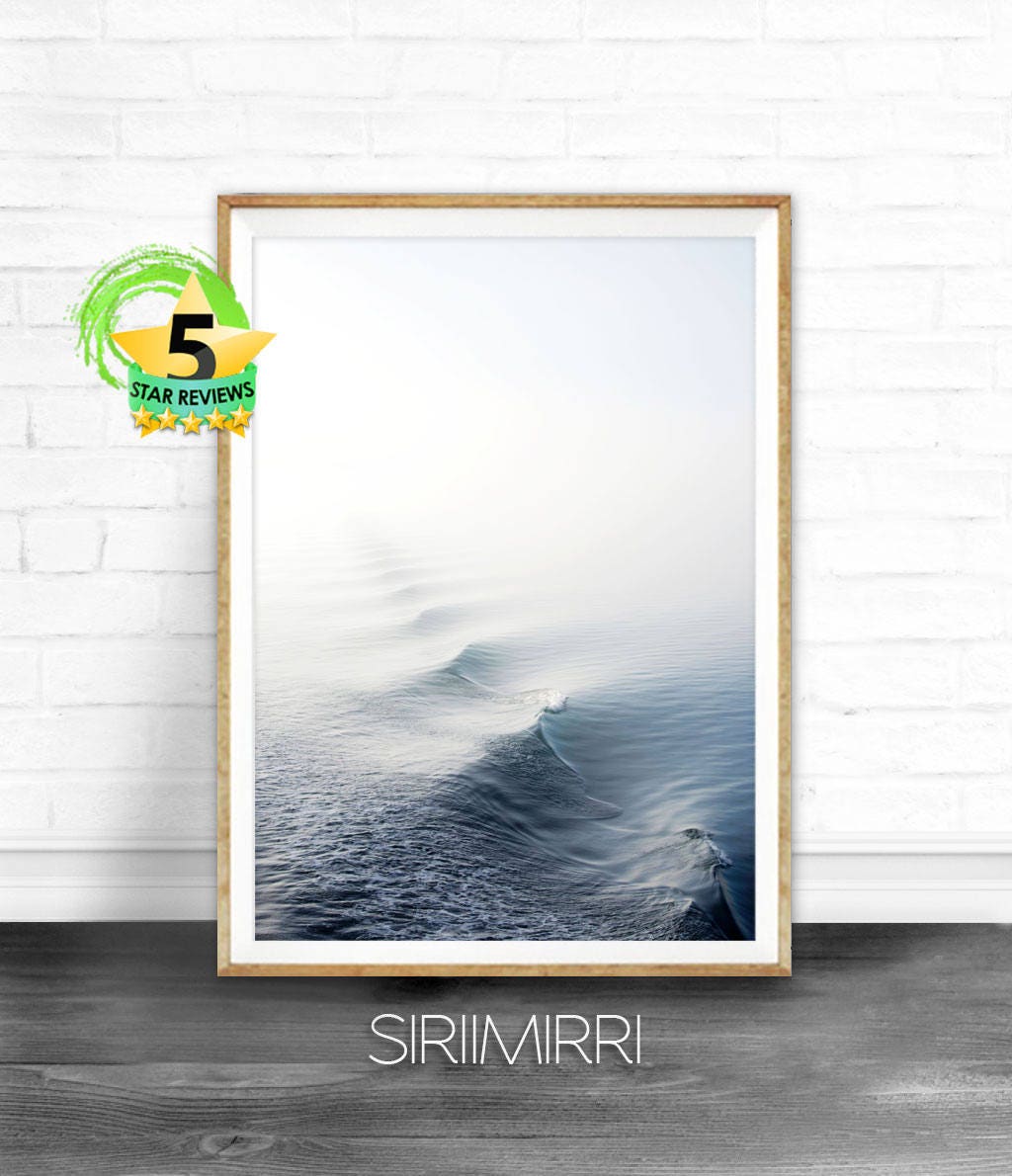 Ocean Print Beach Print Ocean Wave Print Waves Print Coastal | Etsy