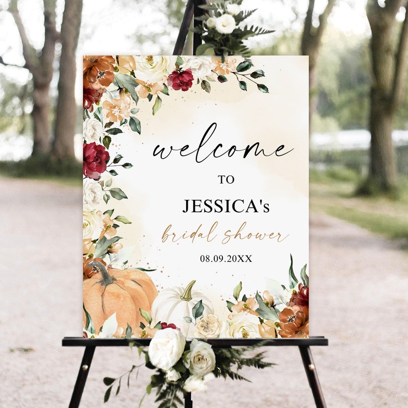 Fall Welcome Sign - Etsy