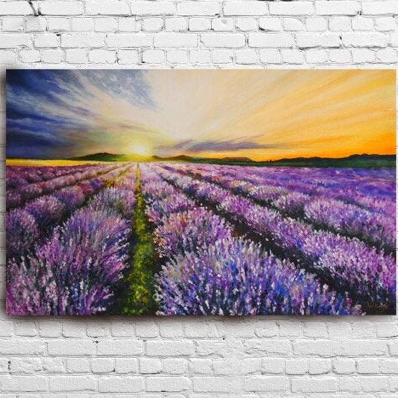 Lavender Painting - Etsy