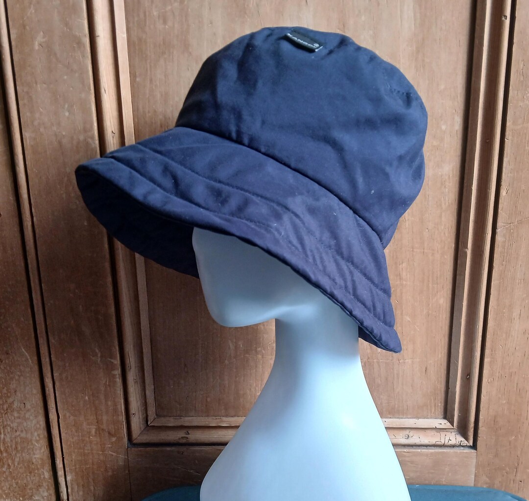 Vintage 1990s Kangol Navy Blue Classic Lightweight Bucket Hat One Size ...