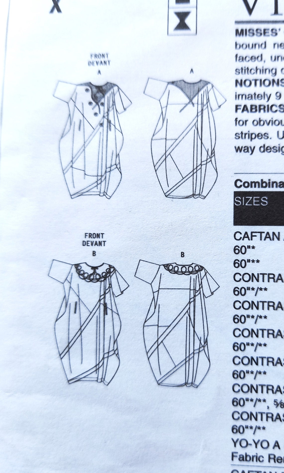 Rare Uncut Vogue Designer Sewing Pattern V1146 Size XS Medium KOOS ...