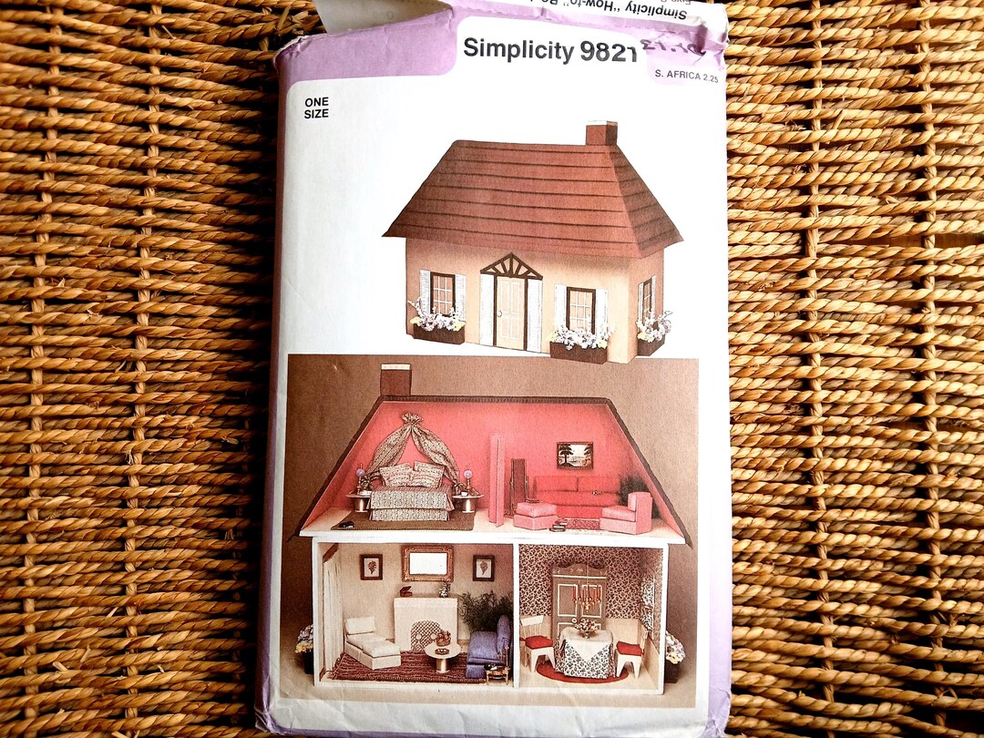 Rare Vintage Unused 1980s Simplicity Sewing Pattern 9821 2 Storey ...