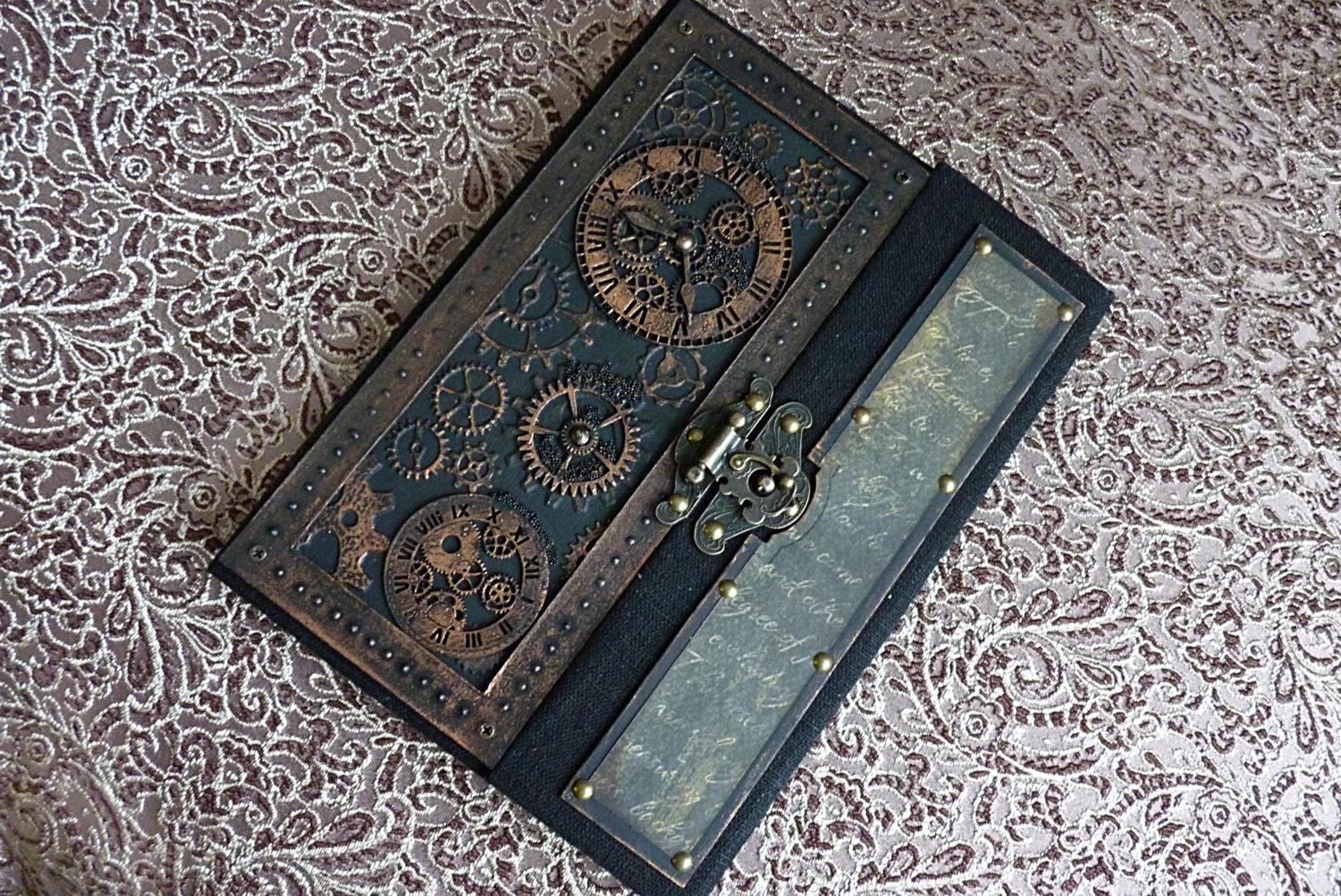 Steampunk book Steampunk notebook Steampunk art Old magazine | Etsy