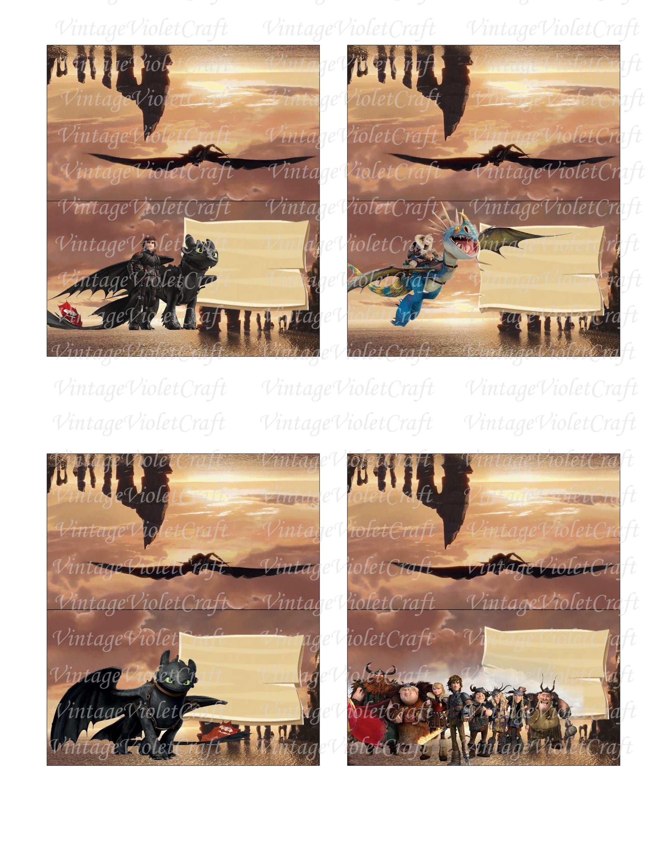 How Train Your Dragon Birthday Package, Toothless Set of Birthday ...