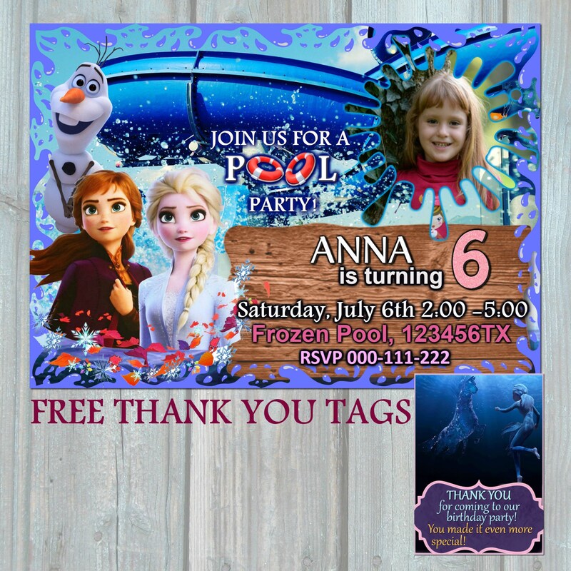 Frozen Pool Party - Etsy
