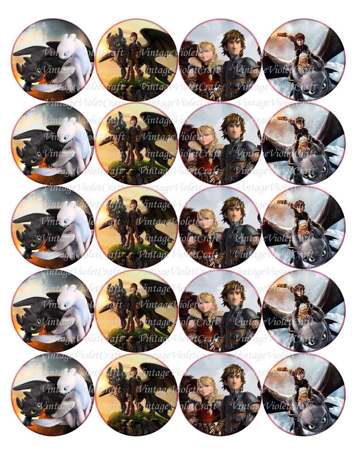 How Train Your Dragon Birthday Package, Toothless Set of Birthday ...