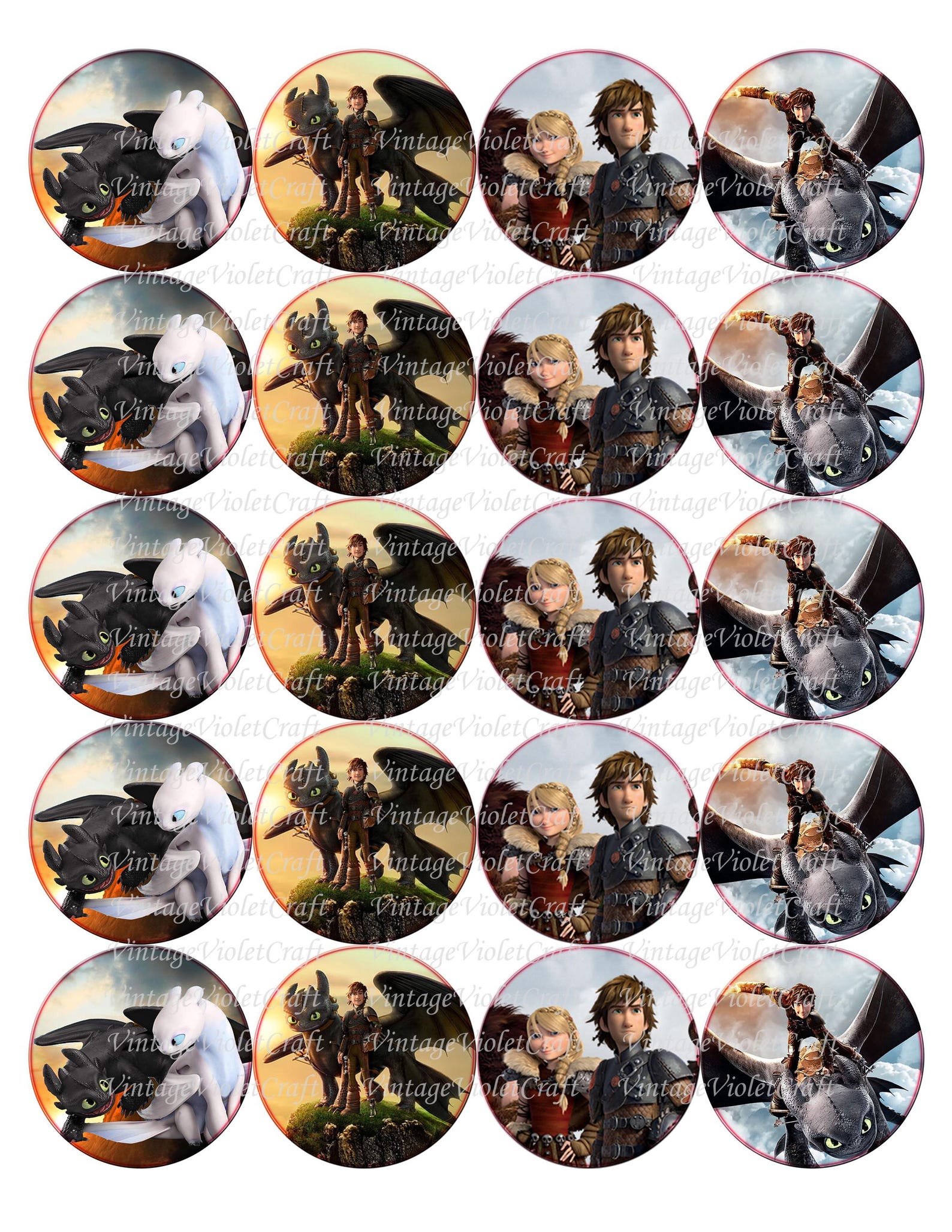 How Train Your Dragon Birthday Package, Toothless Set of Birthday ...