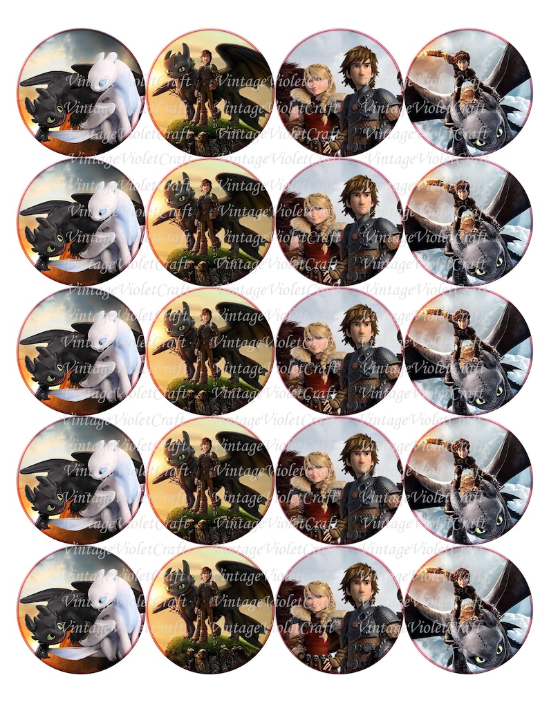 How Train Your Dragon Birthday Package, Toothless Set of Birthday ...