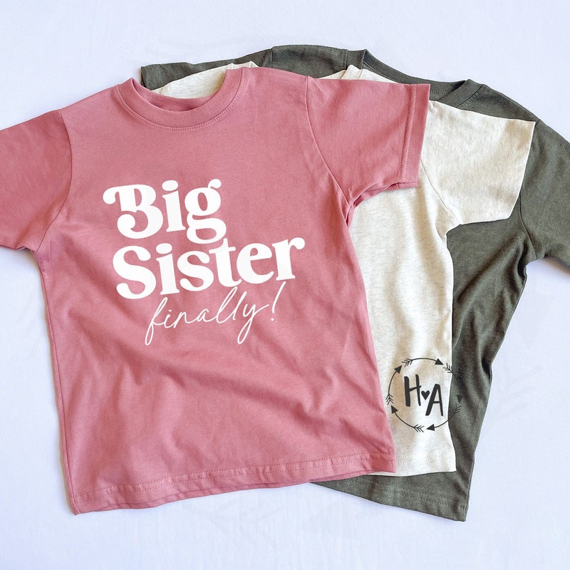 Big Sister Tshirt - Etsy