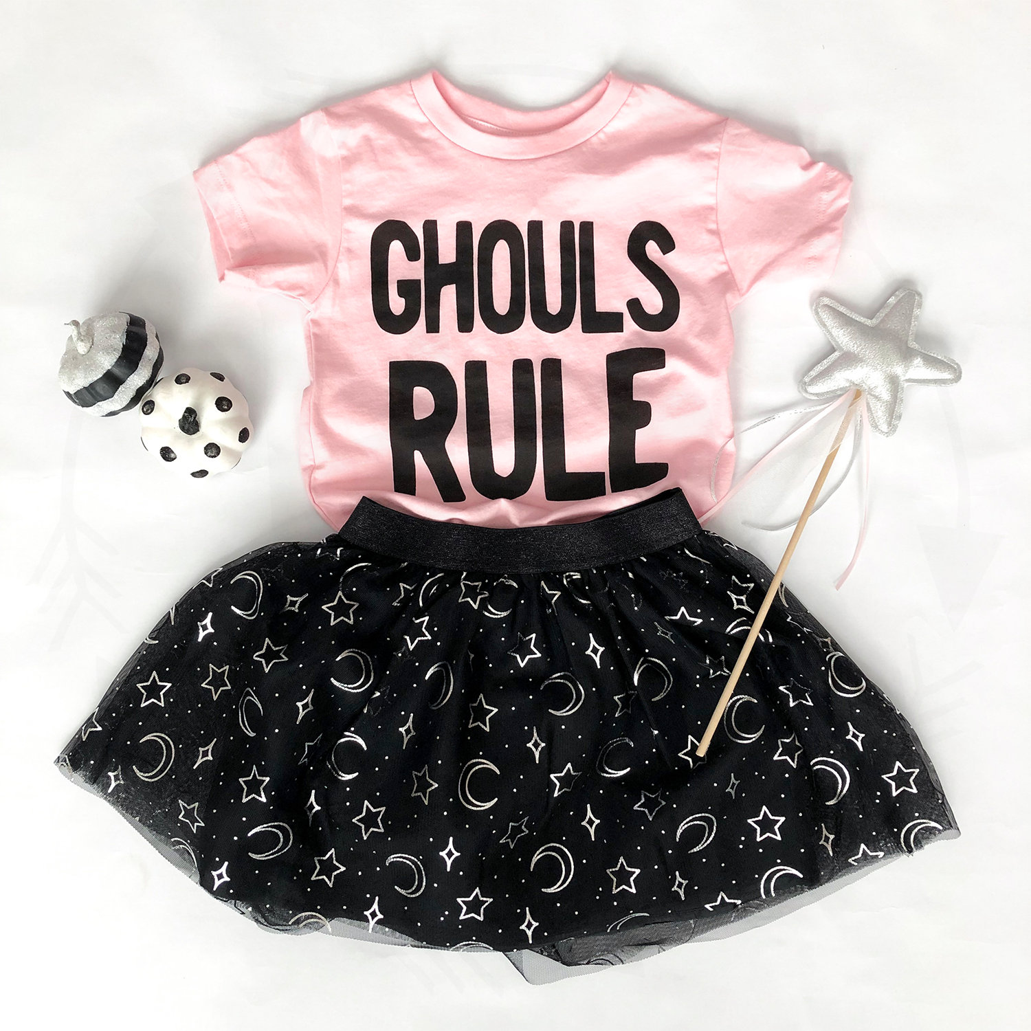 Ghouls Rule Girls Halloween Shirt / Girls Fall Shirt / - Etsy