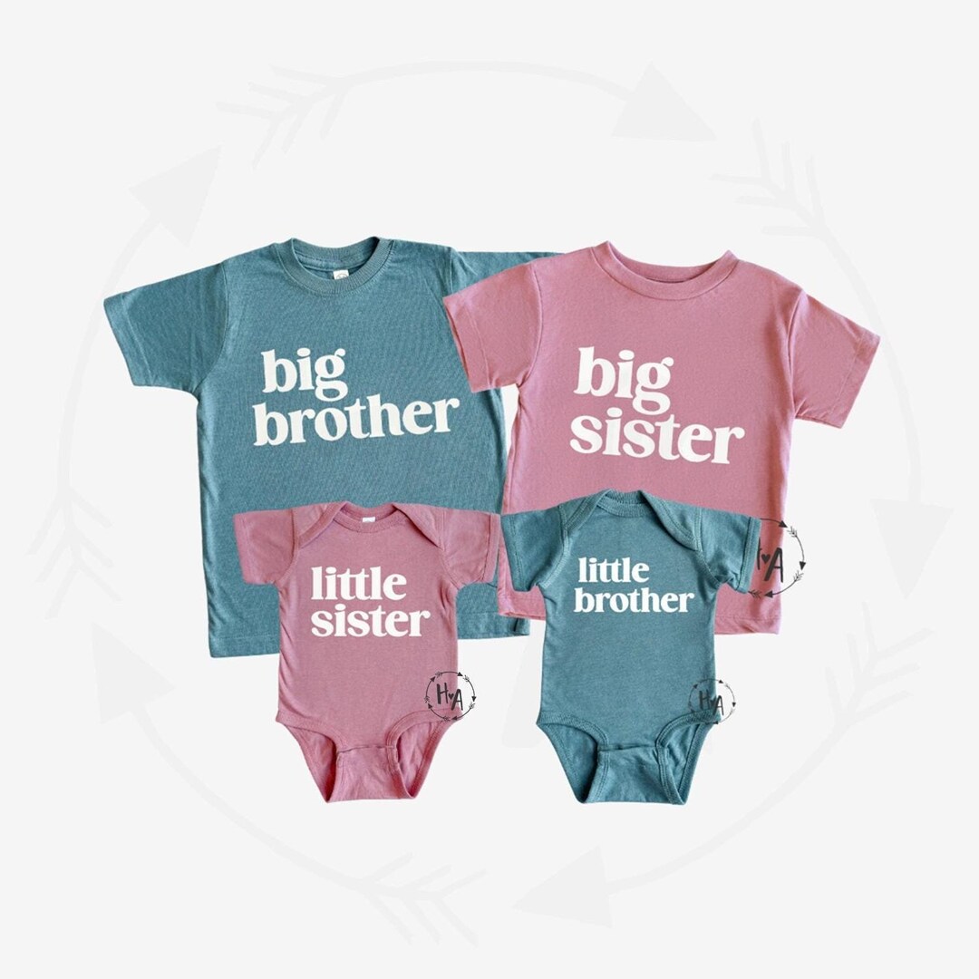 Big Brother Big Sister Shirts, Sibling Shirts, Big Brother Little ...