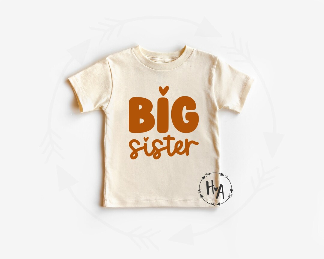 Big Sister Shirt•big Sister Tshirt•big Sis Shirt•baby Announcement Shirt•new Sister Tee•toddler ...