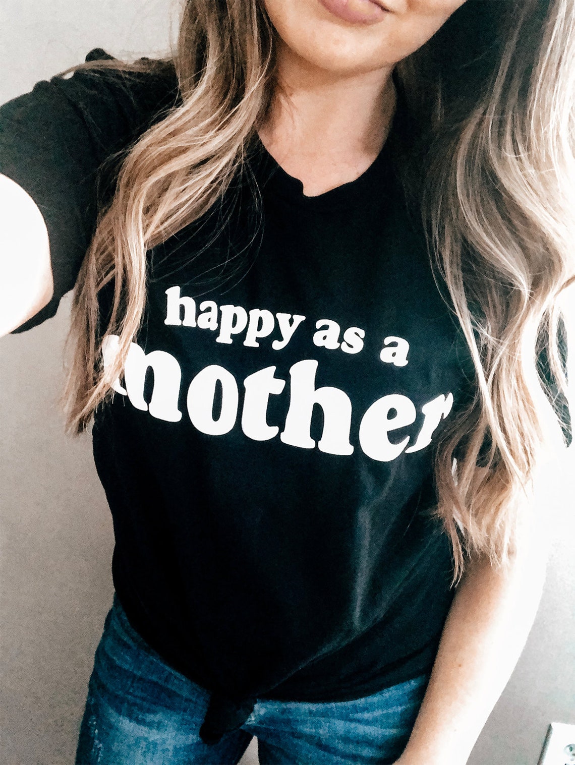Mom Shirt/motherhood Shirt/mom Life Shirt/mama to Be/mama/happy as A ...
