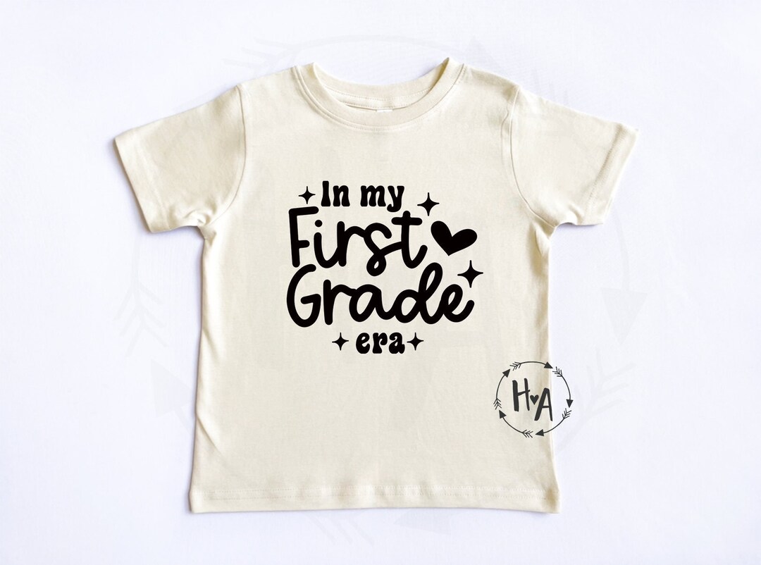 Girls First Grade Shirt, in My First Grade Era Tshirt, Back to School T ...