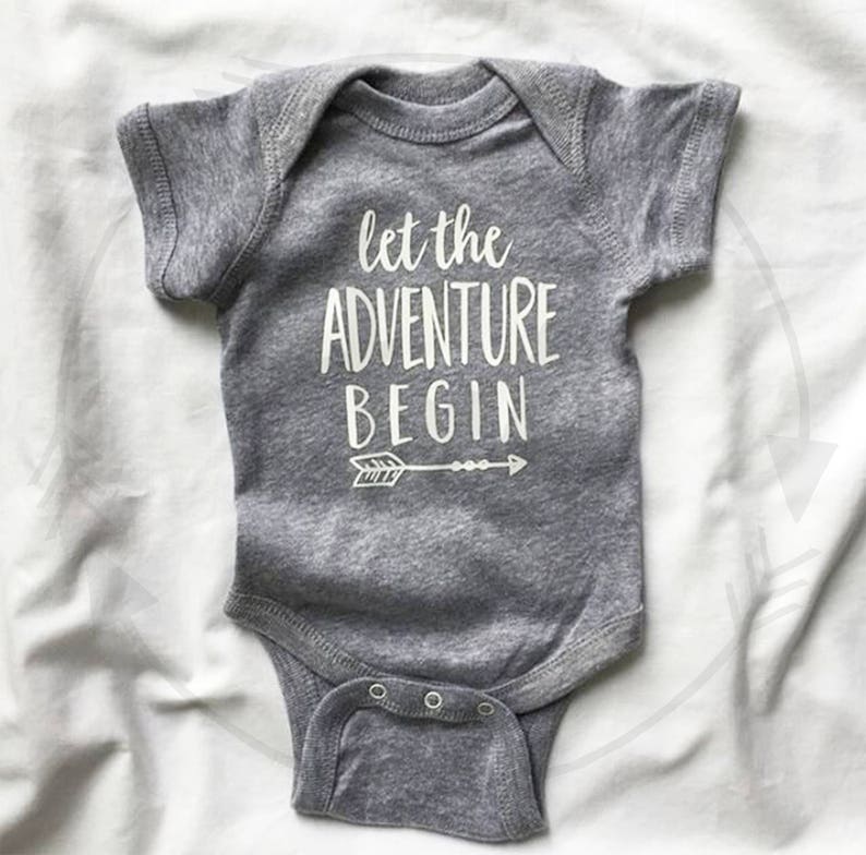 Let the Adventure Begin Baby Bodysuit / New Baby - Etsy Let the Adventure Begin Baby Bodysuit / New Baby - Etsy