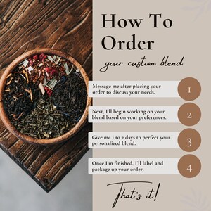 Custom Tea Blend | Personalized Blend | Loose Leaf Tea - Etsy