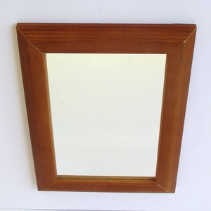 Vintage 2 Rectangle Mirrors in Wooden Frame,/8.5" Frame,6.5" Mirror ...