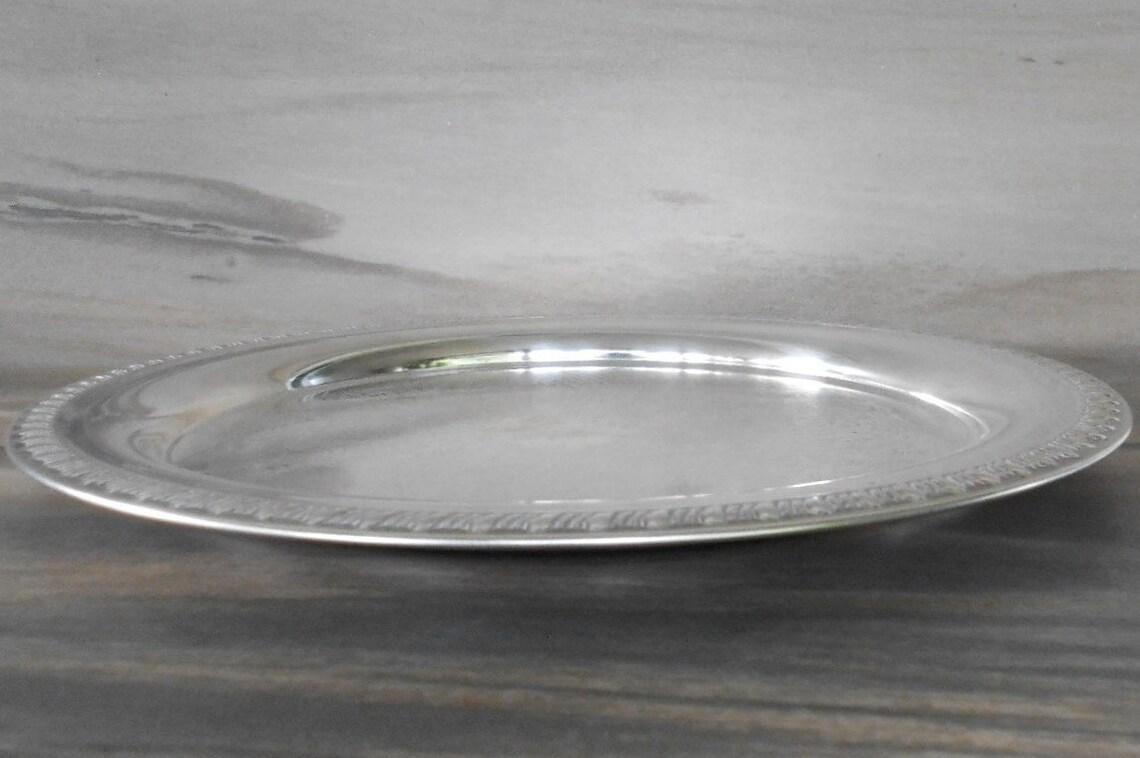 Vintage Leonard Silverplate 12 Serving Tray Silver | Etsy
