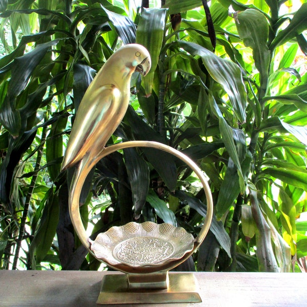 Brass Parrot - Etsy