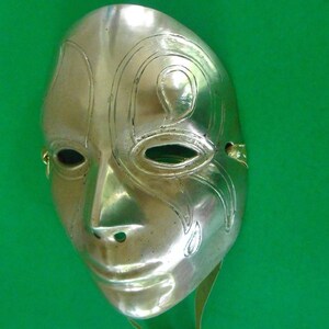 Brass Face Mask, Brass Art Wall Hanging Decors,hand Made Girl Face Mask ...
