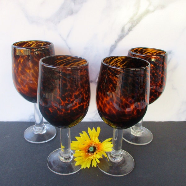 Tortoise Shell Glass - Etsy