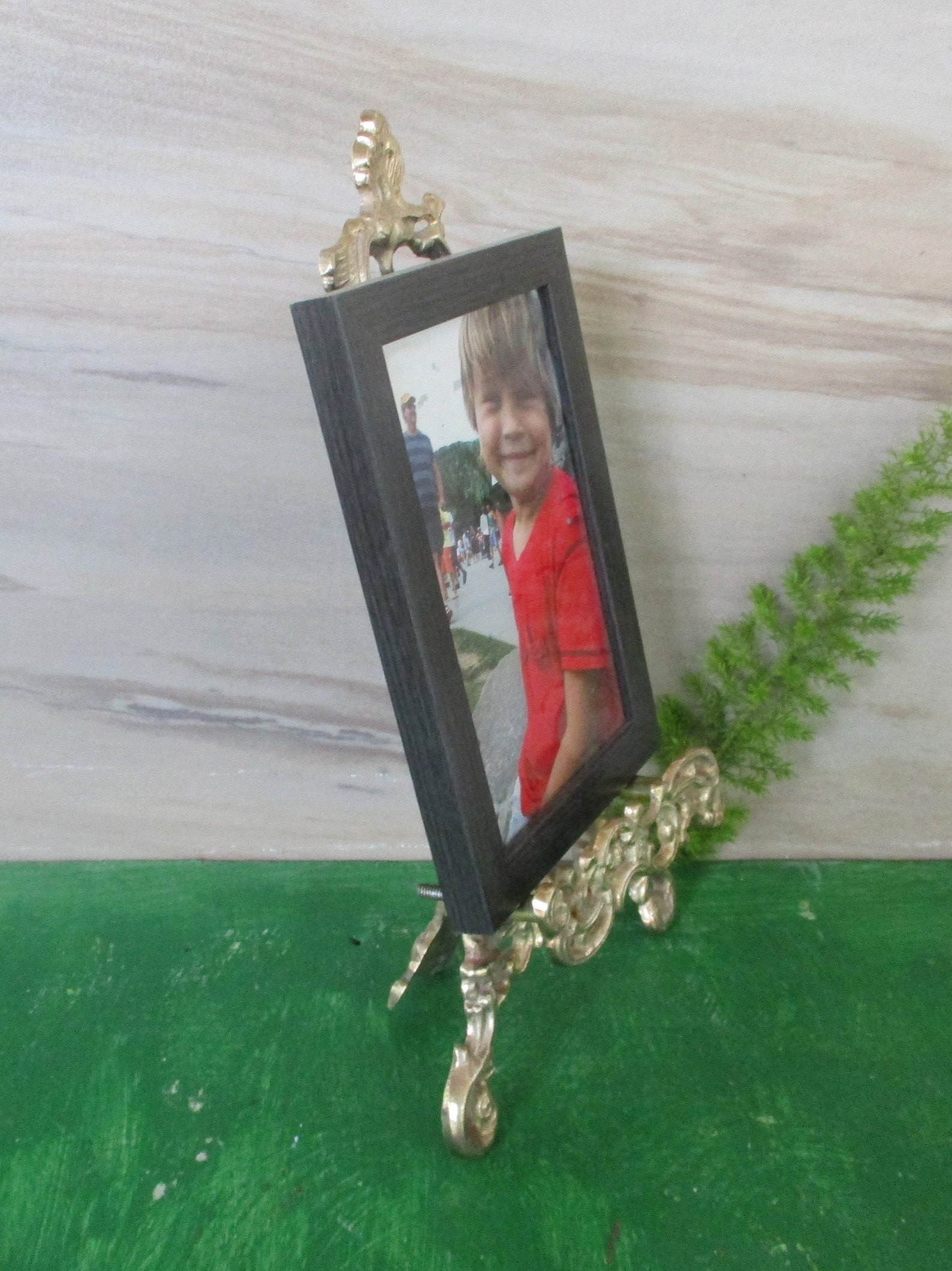 Vintage Brass Table Stand11.5 Photo Displaypicture - Etsy