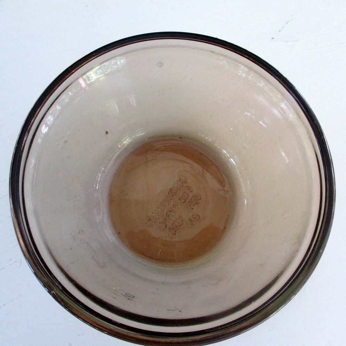 Vintage Custard Bowls, Smoky Amber Glass ,6-ounce Custard Cups, Fruit ...