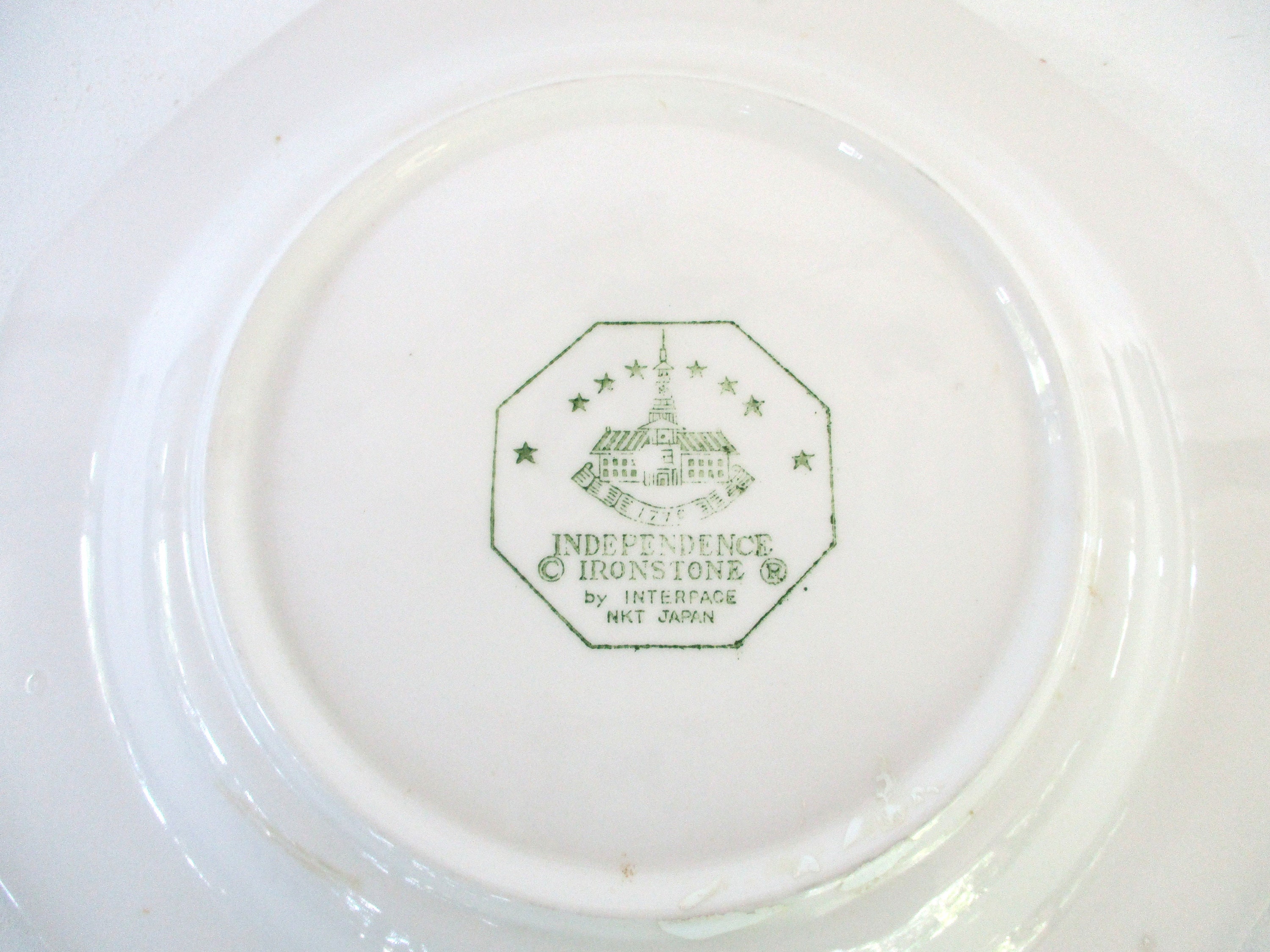 Vintage 2 Ceramic Plates,octagonal Shape 11",10.75"dinner Plates ...