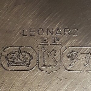 Vintage Leonard Silverplate 12" Serving Tray, Silver Plated Tray With ...