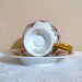 Vintage Nantucket Home Porcelain Tea Cup and Saucer,gold Handle and Rim ...