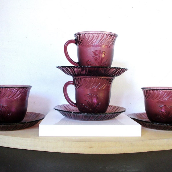 Purple Tea Cup - Etsy