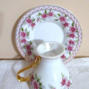 Vintage Nantucket Home Porcelain Tea Cup and Saucer,gold Handle and Rim ...