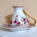 Vintage Nantucket Home Porcelain Tea Cup and Saucer,gold Handle and Rim ...