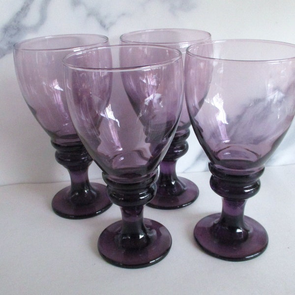 Purple Goblets - Etsy