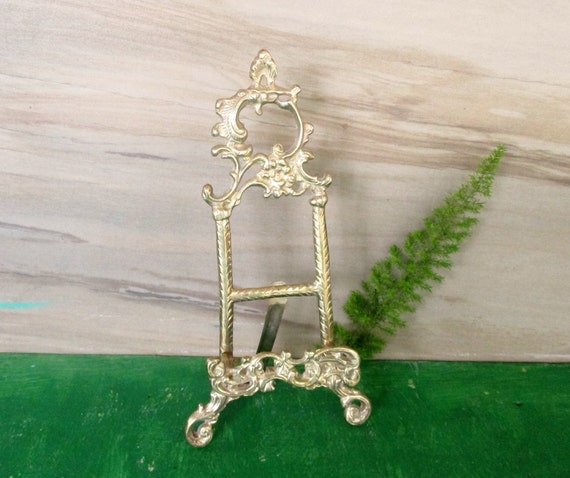 Vintage Brass Table Stand11.5 Photo Displaypicture - Etsy