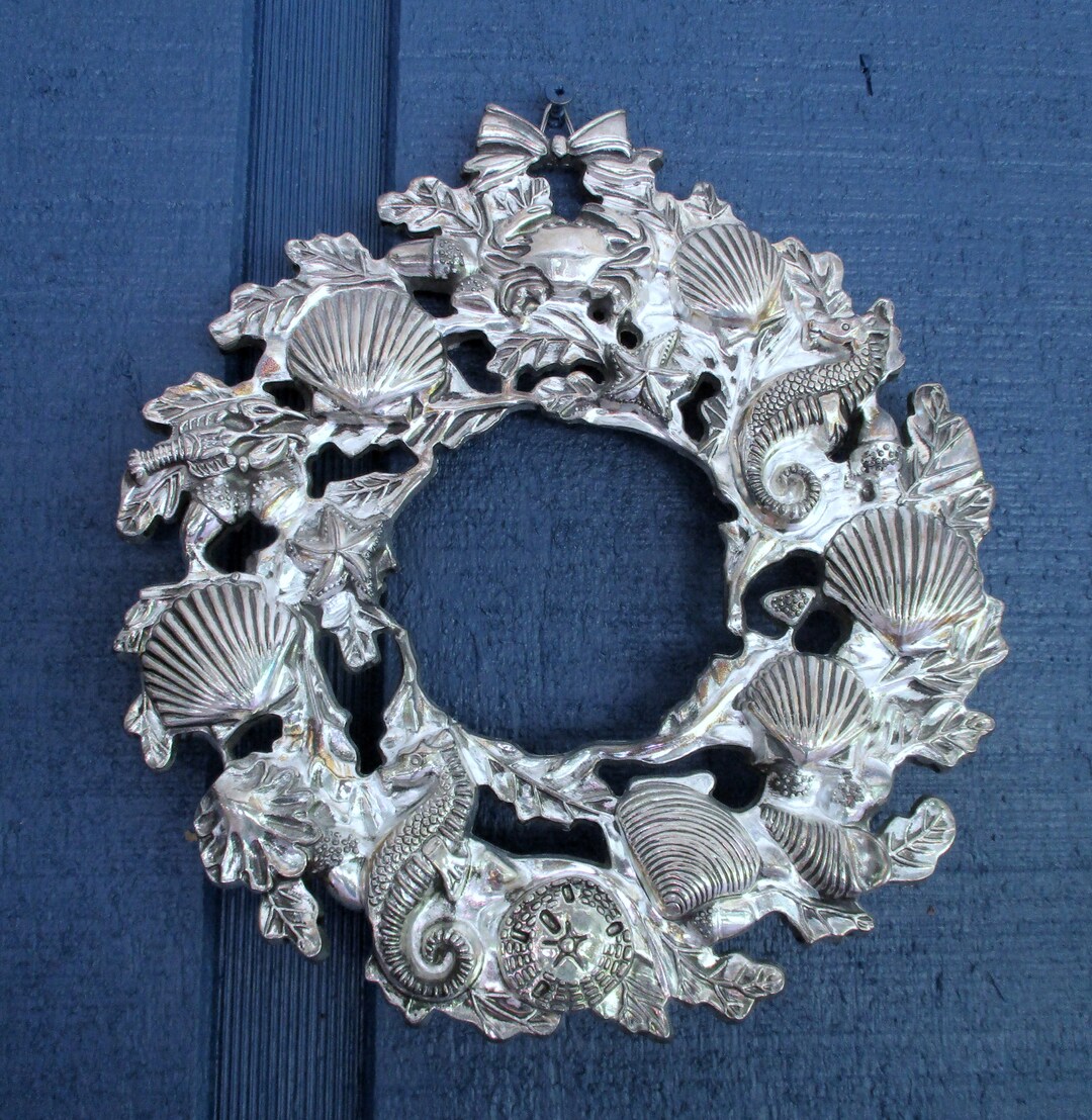 Vintage Silver Plated Shell Trivet, Coastal Wall Decor - Etsy