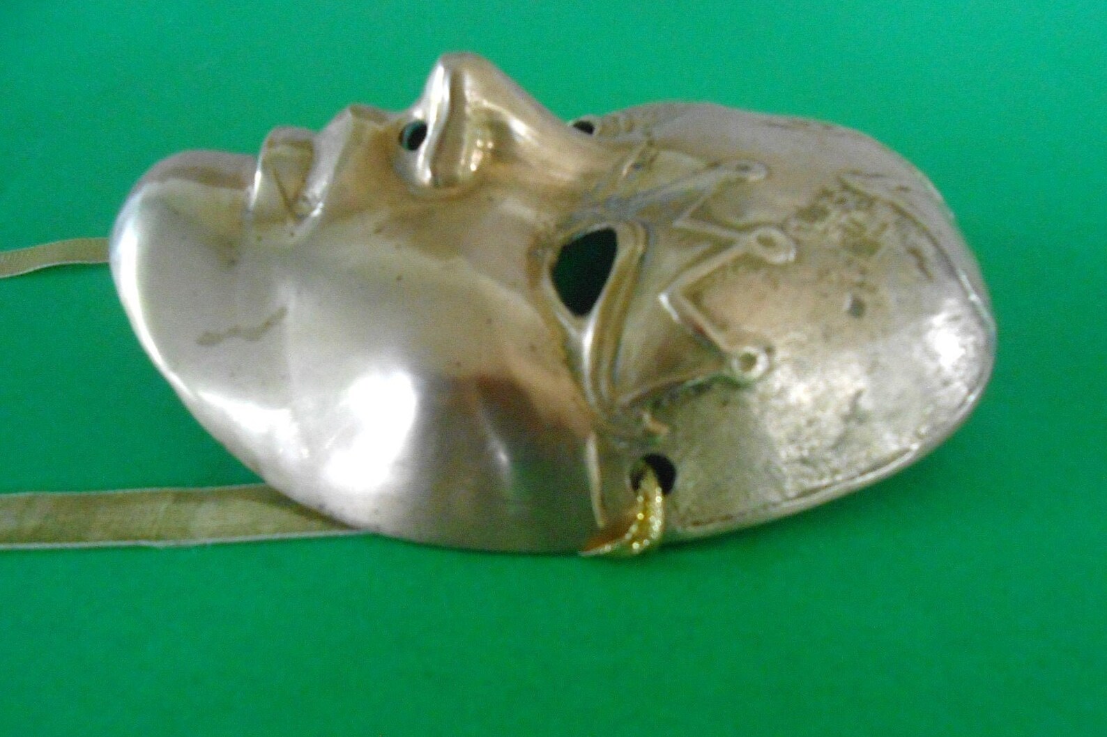 Brass Face Mask Brass Art Wall Hanging Decorshand Made Girl | Etsy