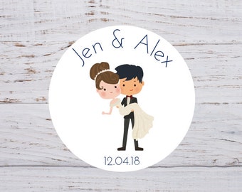 Wedding stickers | Etsy