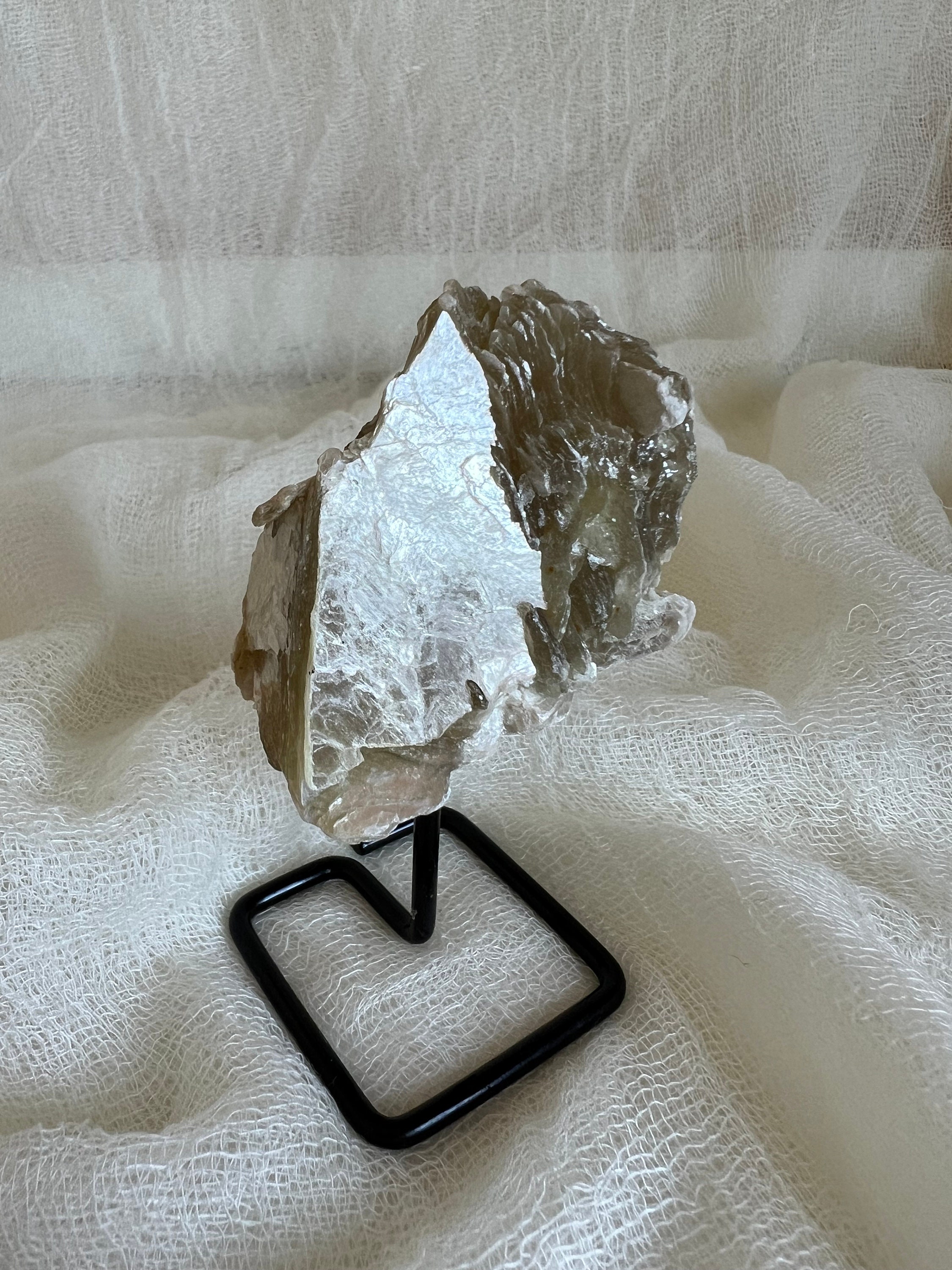 Mica Crystal Specimen on Stand - Etsy